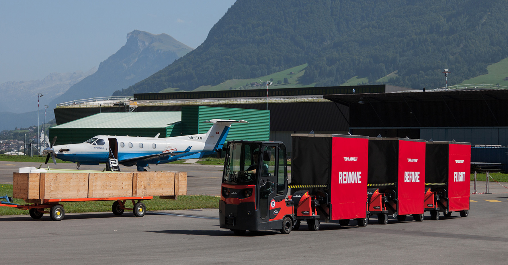 Efficient material flow with the load train Factory Train - Neumaier ...